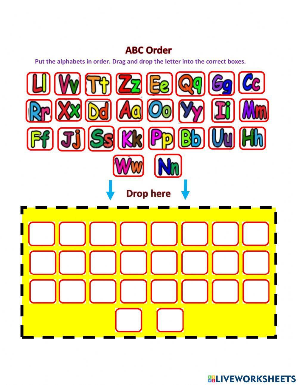 ABC Order Worksheets For Kids Fun Alphabetical Sorting Activities ABC Order Worksheets For Kids Fun Alphabetical Sorting Activities