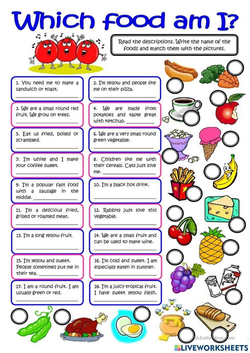 Food And Drinks ESL Vocabulary Worksheets Worksheets Library Food And Drinks ESL Vocabulary Worksheets Worksheets Library