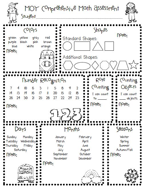Kindergarten Readiness Checklist (Free Printable) - Worksheets Library
