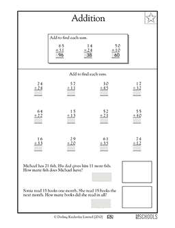 Adding 2-digit numbers, part 2 (1st grade, 2nd grade) | 1st grade ...