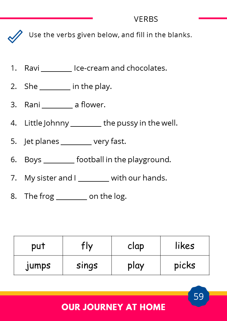 Grammar Grade 1 - Digital Workbook (pdf) - Worksheets Library