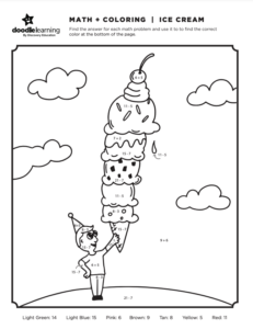 50+ Free Math Coloring Pages for K-5 - DoodleLearning - Worksheets Library