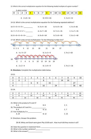 Free 2 grade math test, Download Free 2 grade math test png images ...