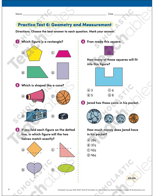 Free Geometry Worksheets for Ages 3-6 - Worksheets Library