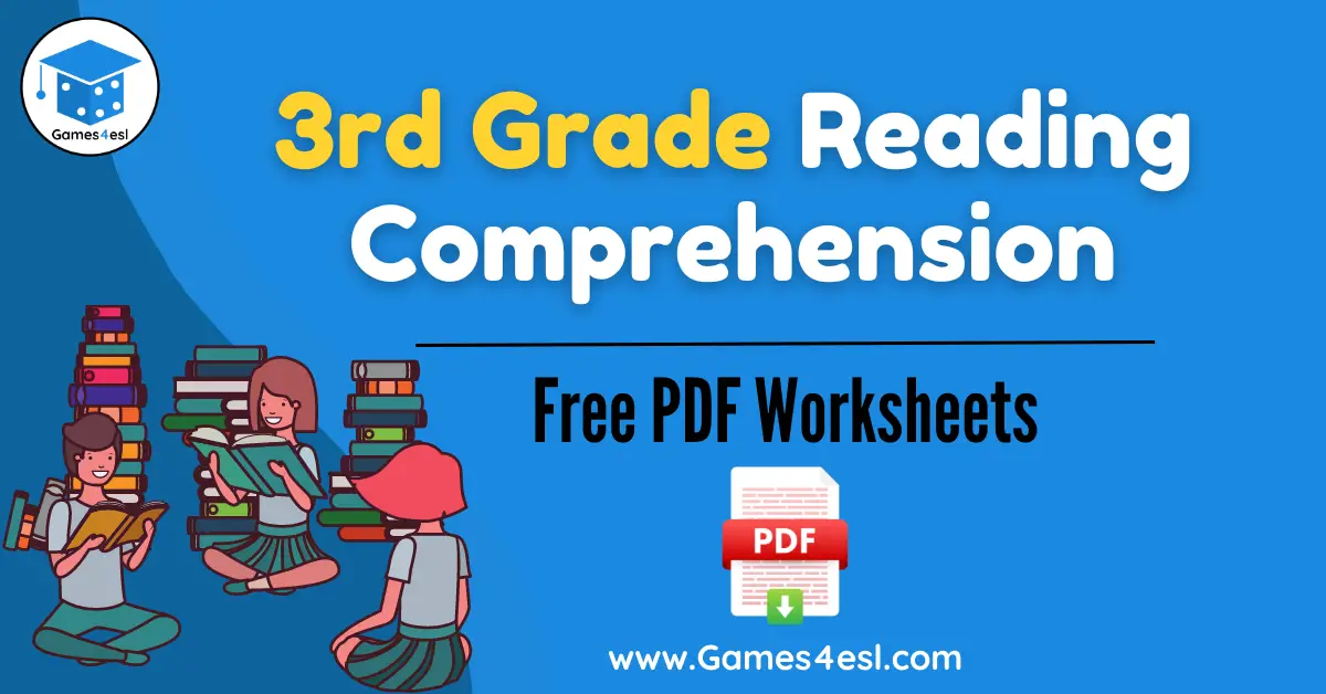 Free 3rd-Grade Reading Comprehension Worksheets | Games4esl - Worksheets Library
