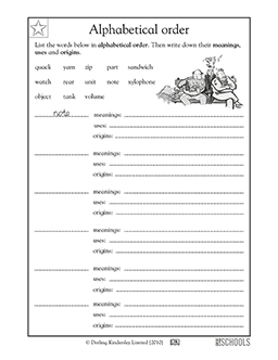 Using a dictionary: alphabetical order | 2nd grade, 3rd grade ...