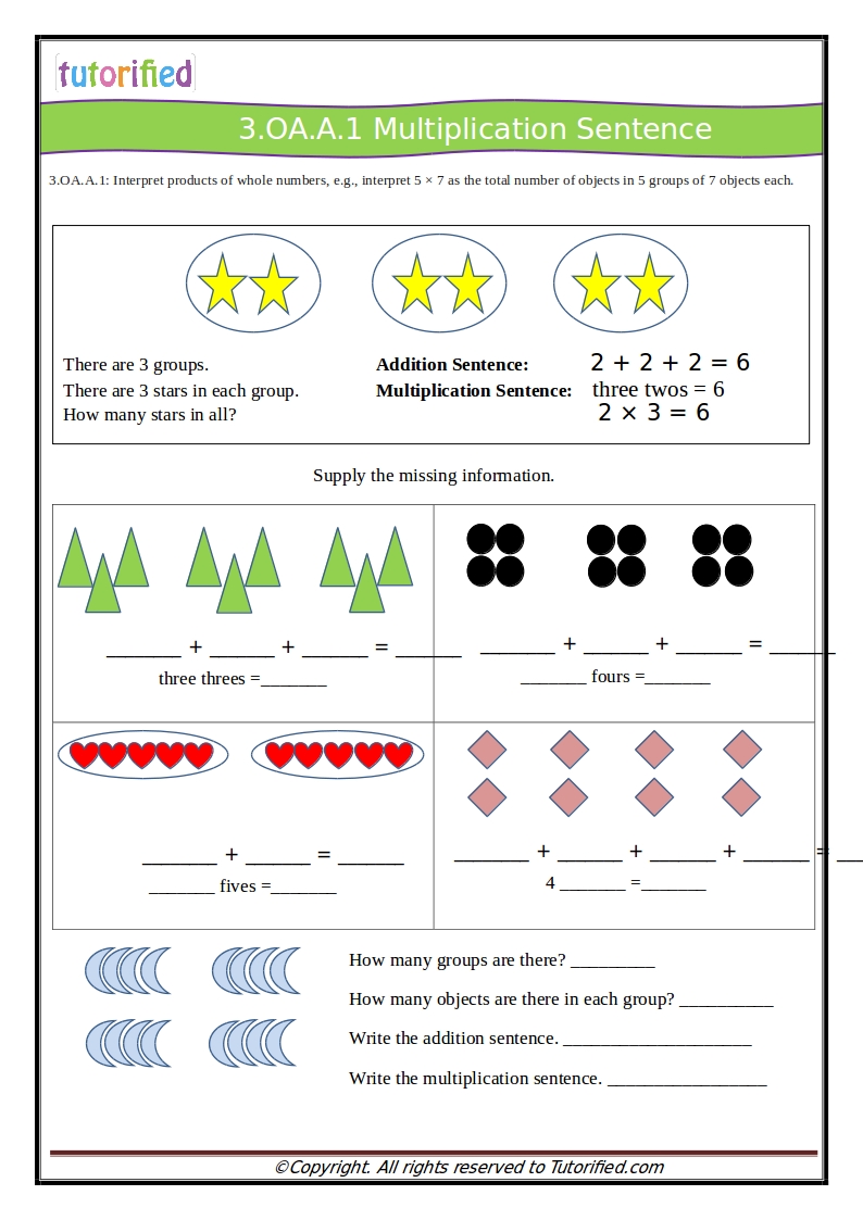3rd Grade Common Core Math Worksheets - Worksheets Library