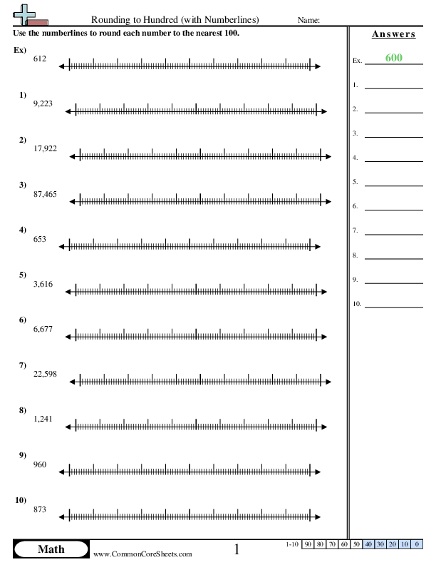 Rounding Worksheets | Free - Distance Learning, worksheets and ...