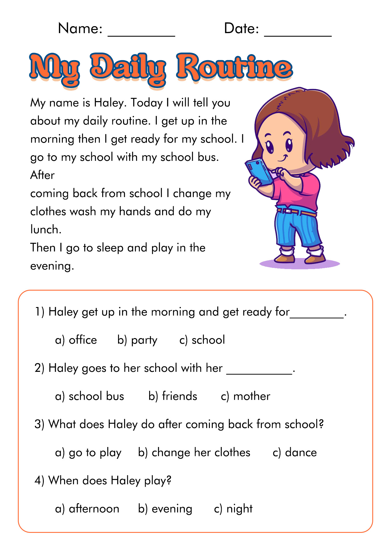 15 Short Reading Comprehension Worksheets 3rd Grade - Free PDF at ... - Worksheets Library