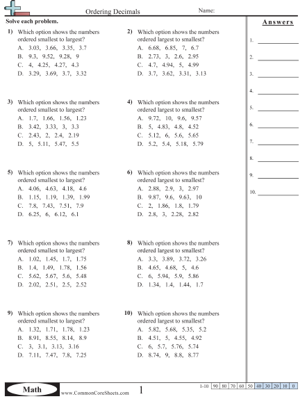 4.nf.7 Worksheets | Free - CommonCoreSheets - Worksheets Library