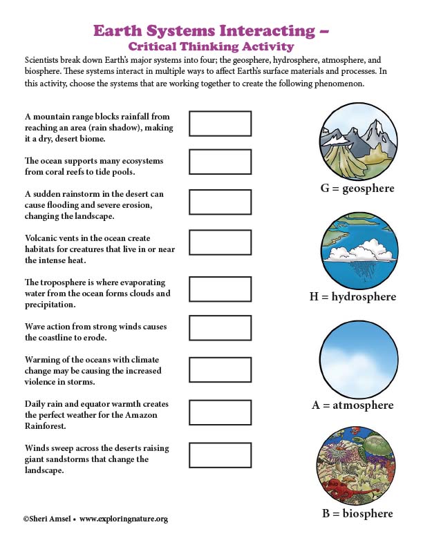 Grade 5 - Earths Systems - Downloadable Only - Worksheets Library