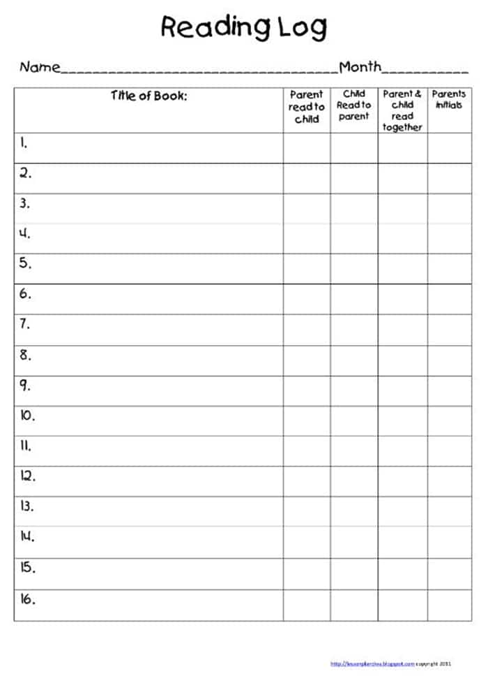 Free 5th grade reading log, Download Free 5th grade reading log png ...
