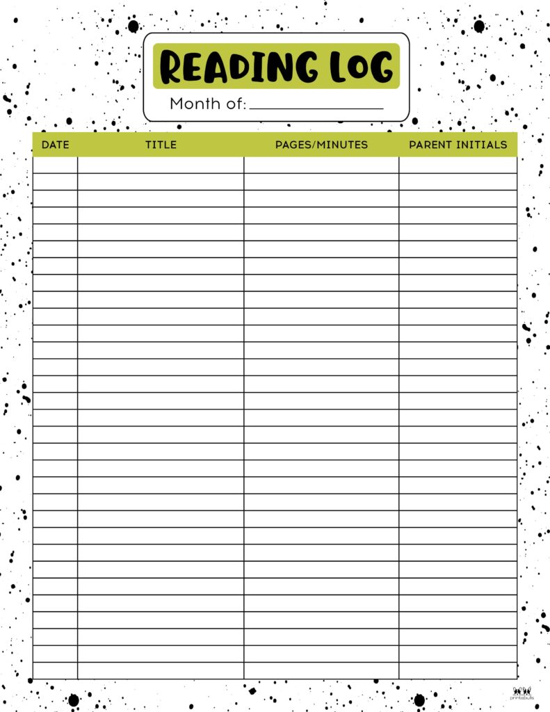 Free 5th grade reading log, Download Free 5th grade reading log png ...