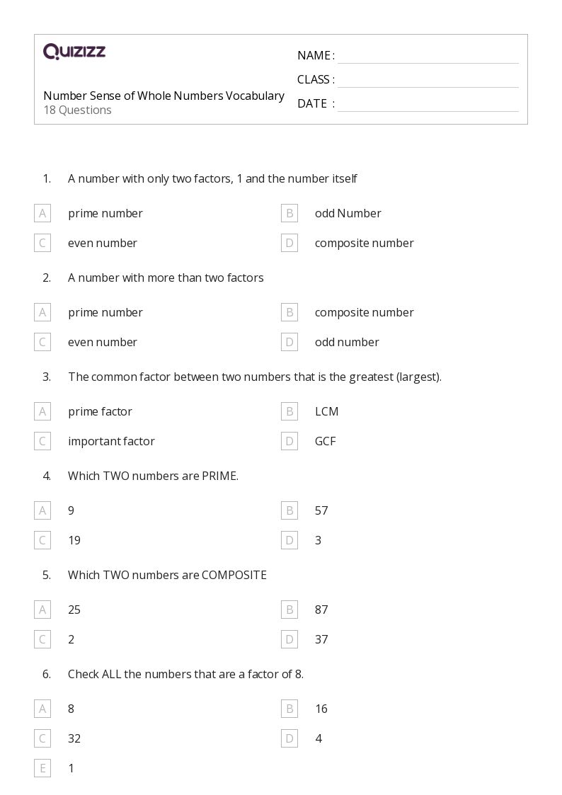 Free 6th grade math practice worksheet, Download Free 6th grade math ...