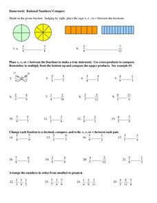 Free 6th grade rational numbers worksheet, Download Free 6th grade ...
