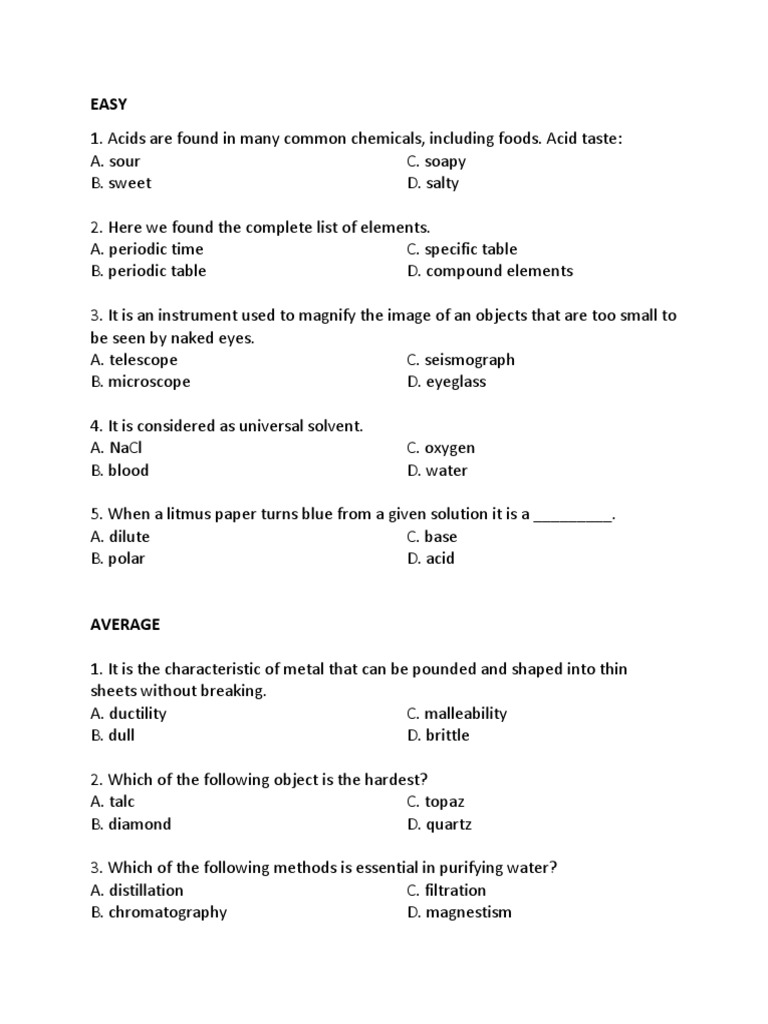 Free 7th Grade Science Questions And Answers Download Free 7th Grade Free 7th Grade Science Questions And Answers Download Free 7th Grade