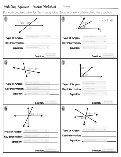 7th Grade Mathematics worksheets – Edform - Worksheets Library