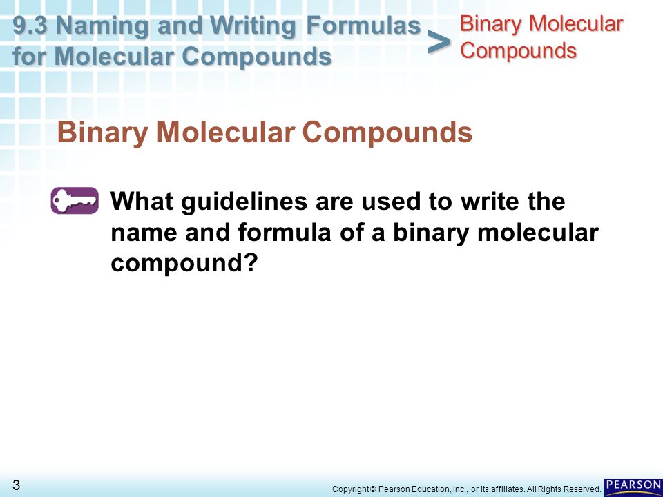 93 Naming And Writing Formulas For Molecular Compounds 1