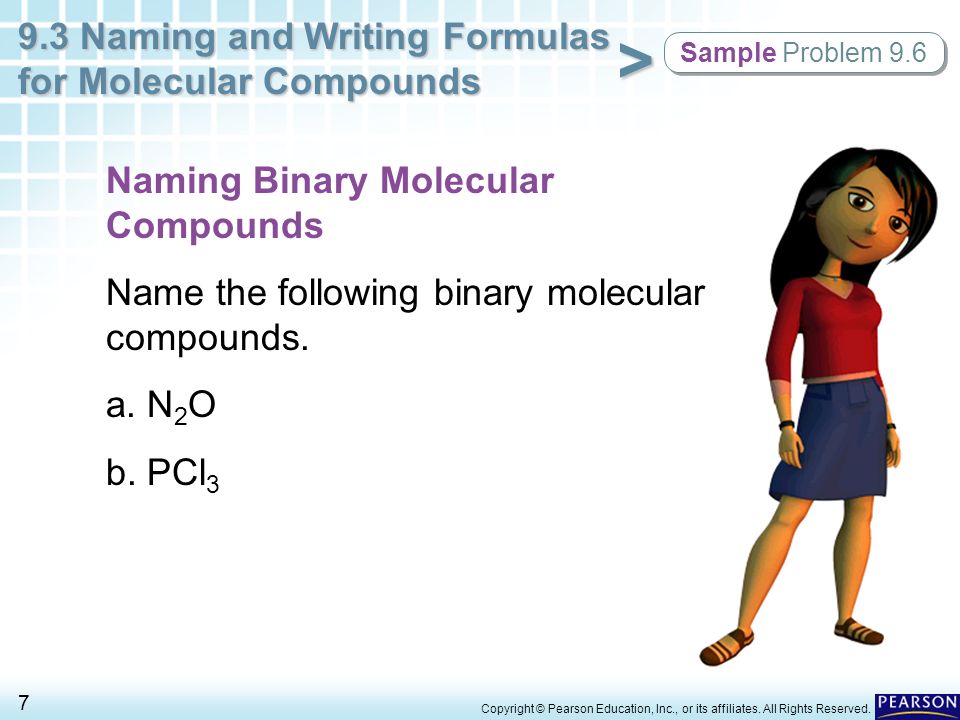 93 Naming And Writing Formulas For Molecular Compounds 1