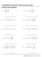 Absolute Value Worksheets - Worksheets Library