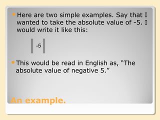 Absolute values | PPT - Worksheets Library