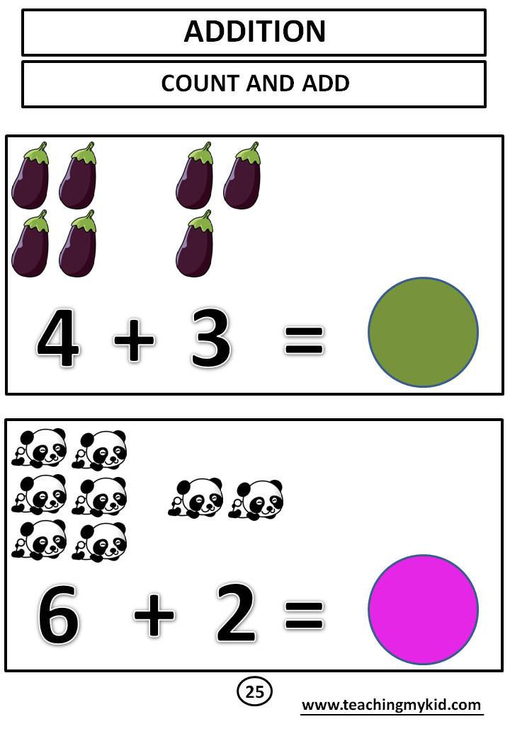 first grade math worksheet - Count and Add the right digit - Worksheets ...
