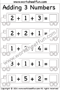 Adding 3 Numbers – Ten Worksheets / FREE Printable Worksheets ...