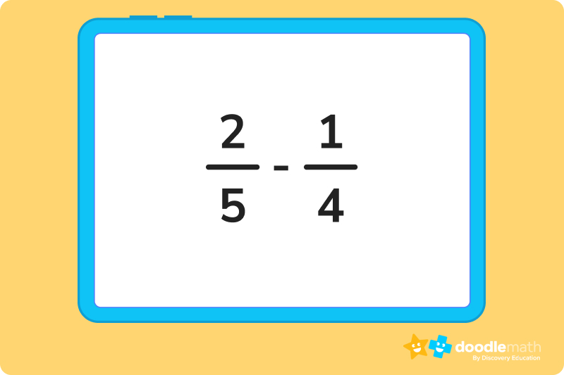 Adding And Subtracting Fractions Doodlelearning Worksheets Library