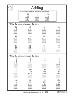 Practice adding | 1st grade Math Worksheet | GreatSchools - Worksheets ...