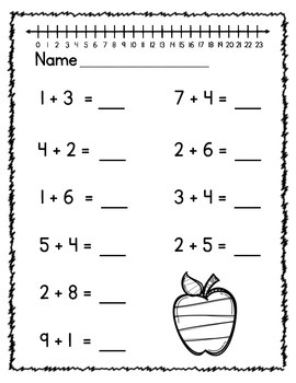Addition worksheets 1st grade | TPT - Worksheets Library