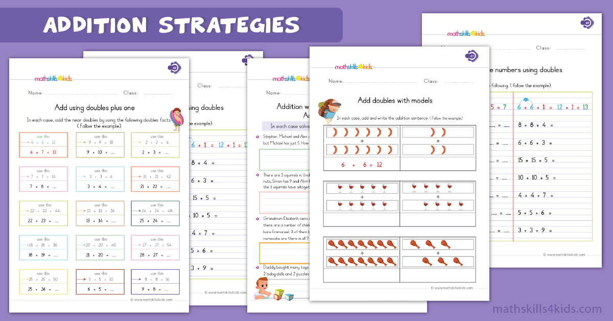 Mastering addition facts: 1st Grade worksheets and strategies - Worksheets Library