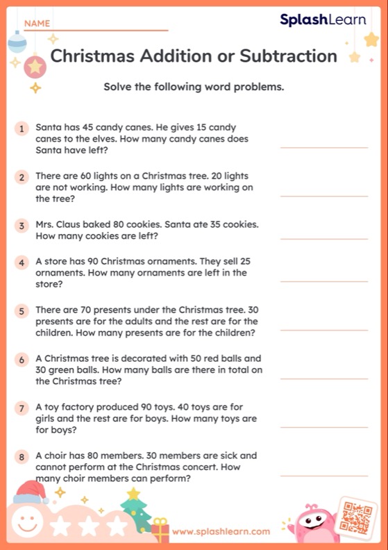 Free addition subtraction word problems worksheet, Download Free ...