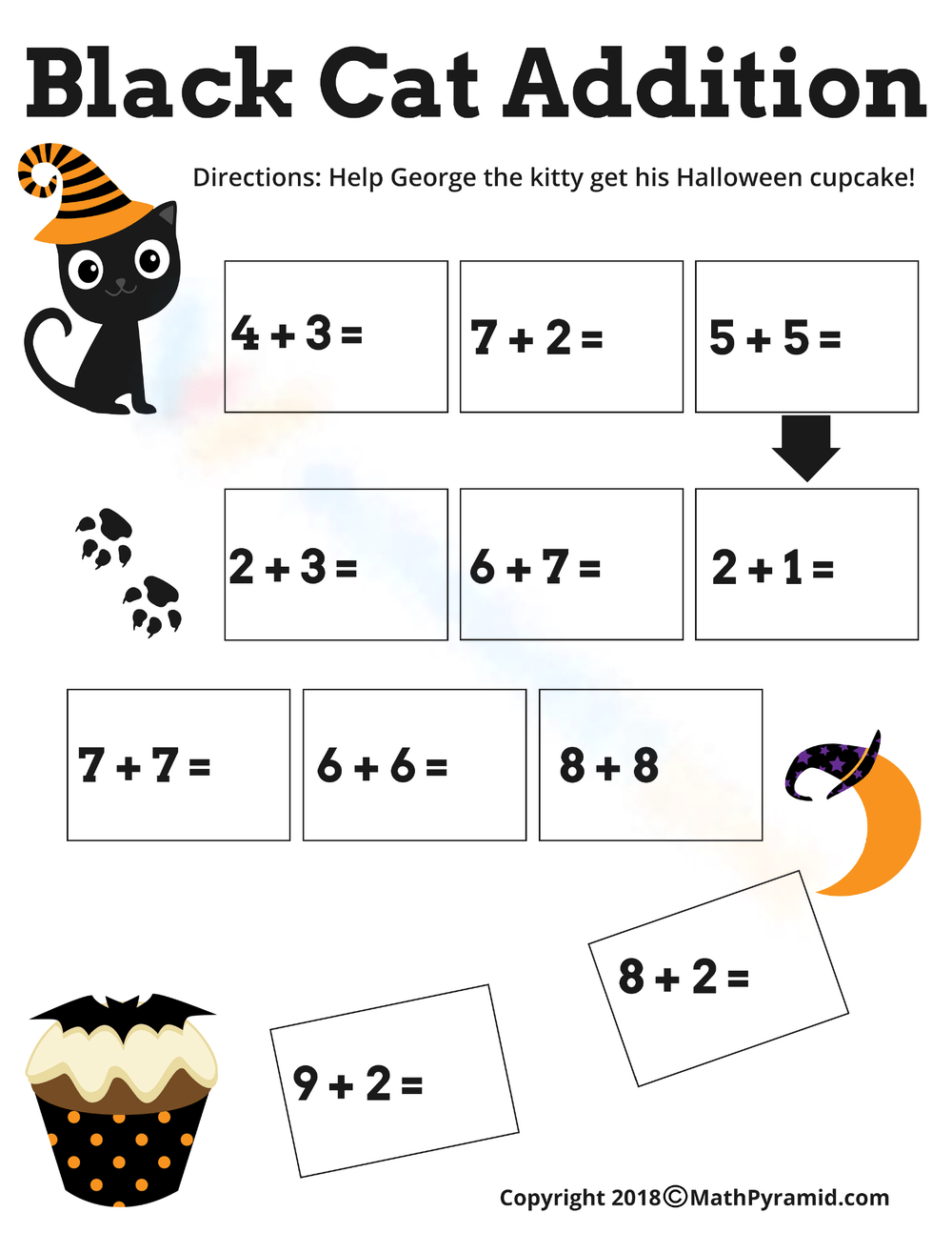 Free Addition Worksheet Halloween First Download Free Addition Free Addition Worksheet Halloween First Download Free Addition