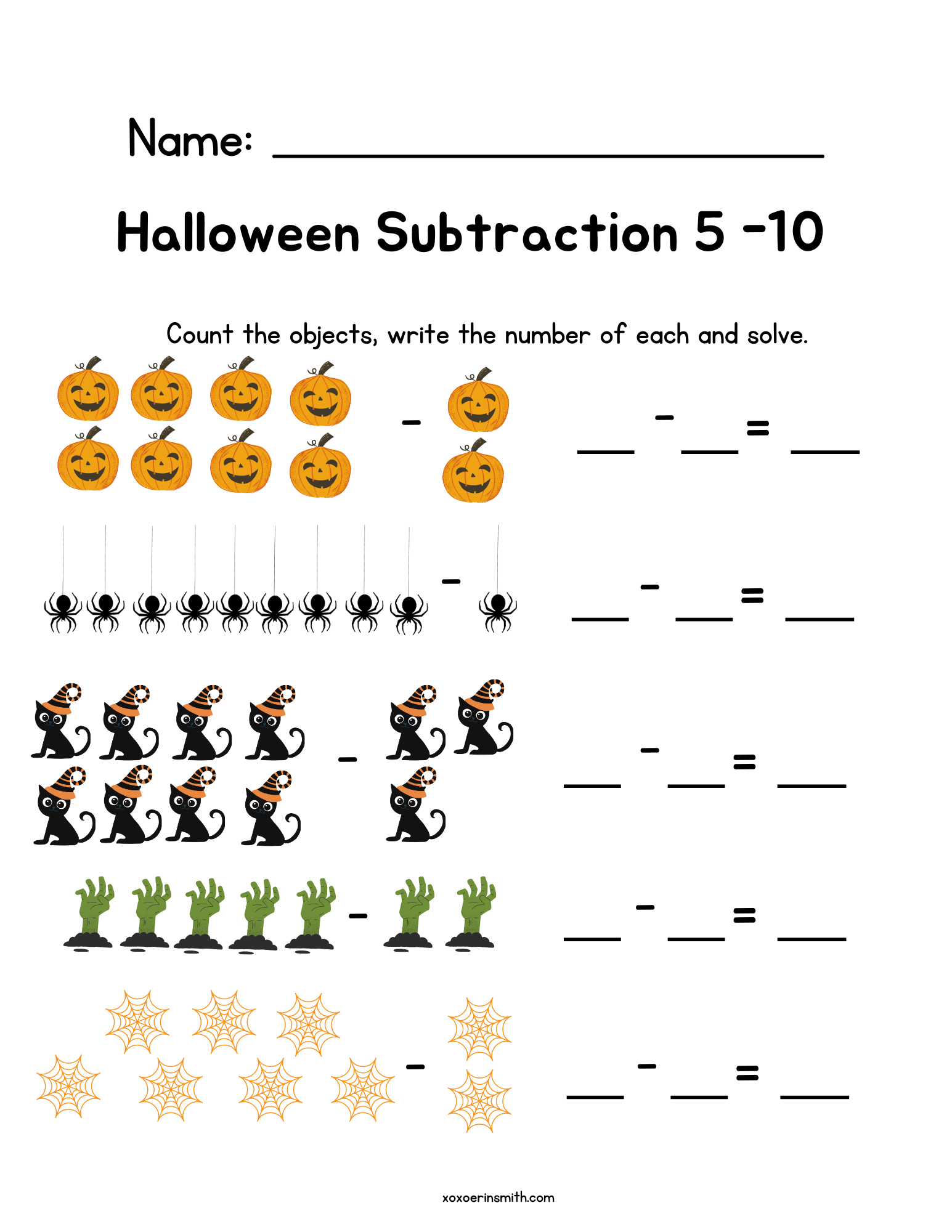 Free 1st Grade Addition For Halloween - Free Worksheets ...