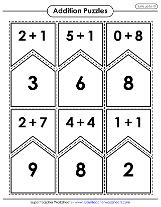 Addition Sums to 10 - Academy Worksheets - Worksheets Library