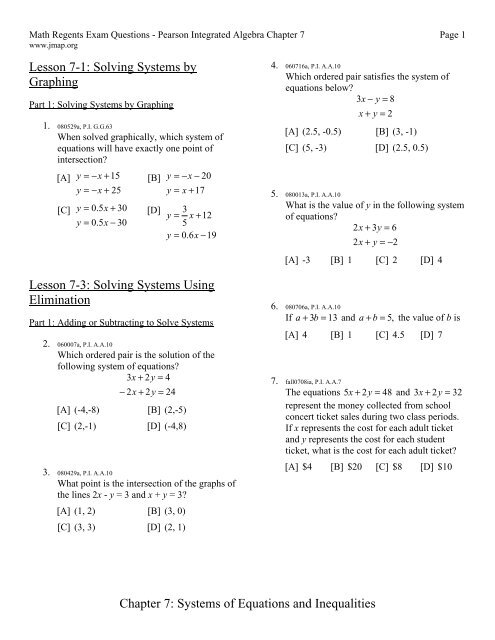 Free algebra 1 chapter 7, Download Free algebra 1 chapter 7 png images ...