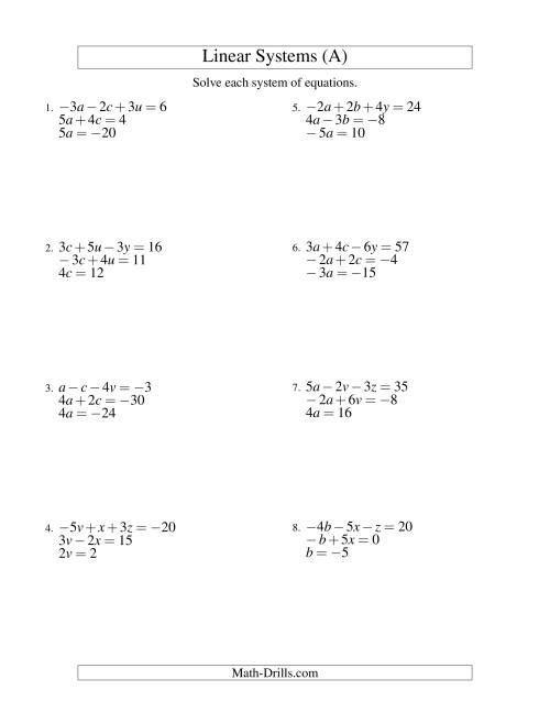 Free algebra 1 systems of equations worksheet, Download Free algebra 1 systems of equations ...