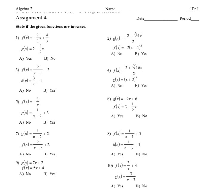 Free algebra 2 assignment, Download Free algebra 2 assignment png images, Free Worksheets on ...