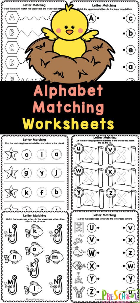 Alphabet Worksheets for Kids - Free ABC Kindergarten Worksheets - Worksheets Library