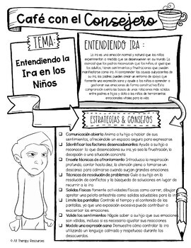 SPANISH - ANGER MANAGEMENT FOR CHILDREN I Coffee with the Counselor ...