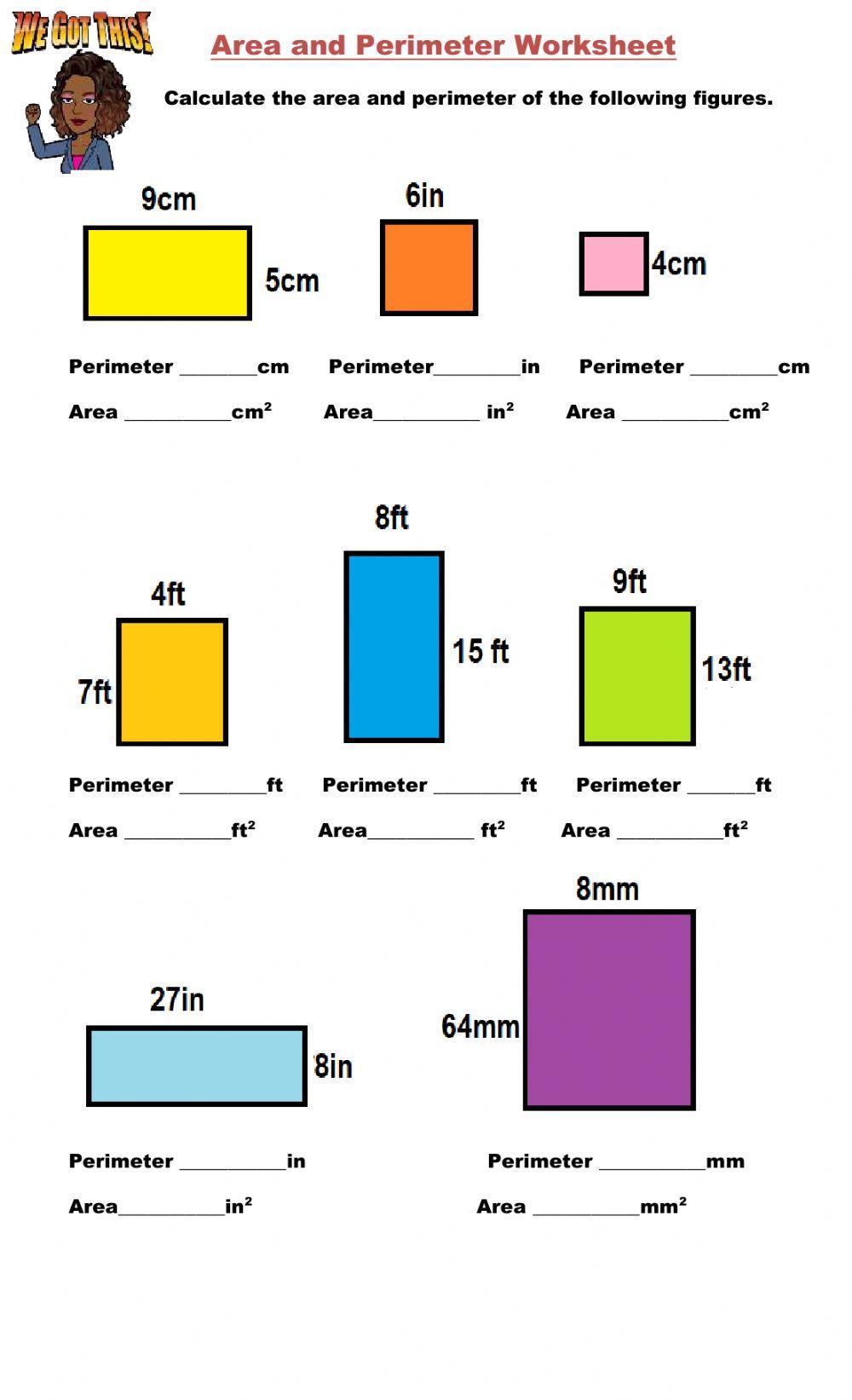 Grade 6 Area And Perimeter Worksheet Practice Sheets And Exercises Grade 6 Area And Perimeter Worksheet Practice Sheets And Exercises