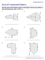 Area of Composite Figures Worksheet: Practice Problems and Solutions