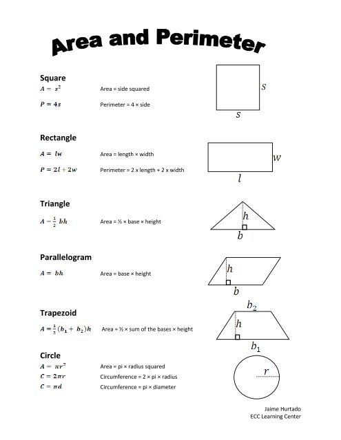 Area Of Triangle And Parallelogram Worksheet Parallelograms Area