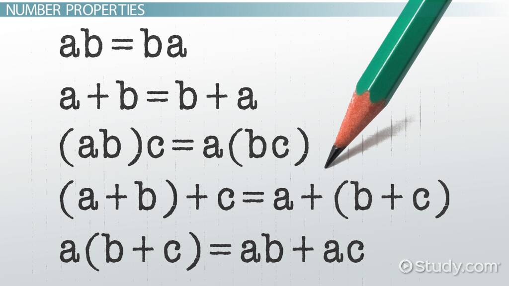 Math Properties Commutative Associative And Distributive Video