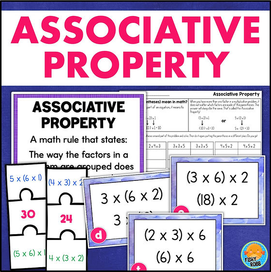 Associative Property Of Multiplication Worksheets Math Centers Associative Property Of Multiplication Worksheets Math Centers