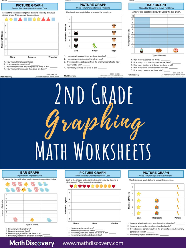 2nd Grade Graphing and Charts (Data) - MathDiscovery - Worksheets Library