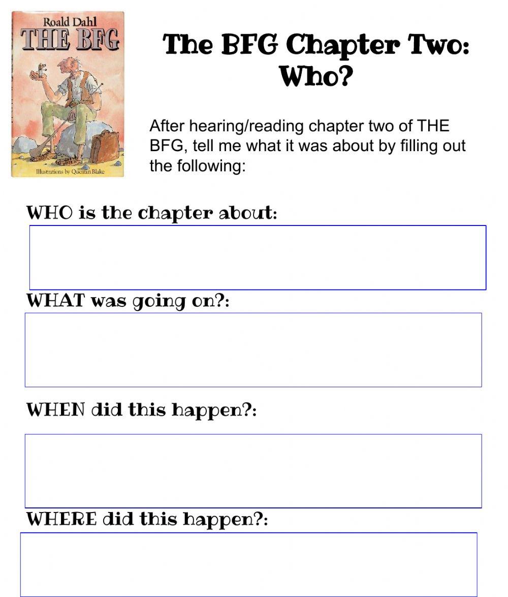 BFG Marvellous Ears Poetry Template | Teaching Resources - Worksheets ...
