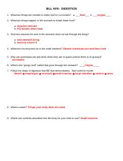 BILL NYE Digestion answers.doc - BILL NYE: DIGESTION 1. What two ...