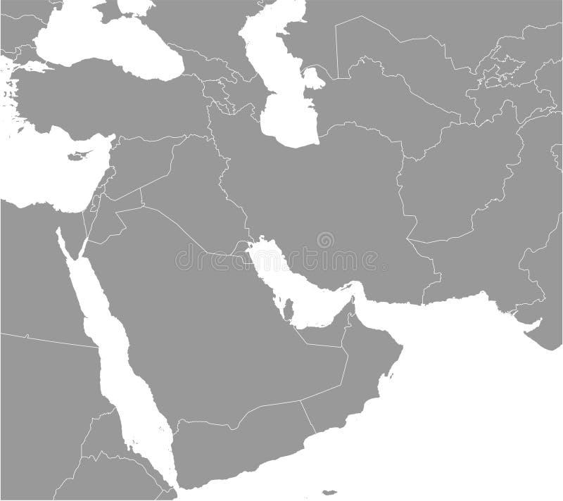 Middle East Map Blank Worksheet Middle East EnchantedLearning.com