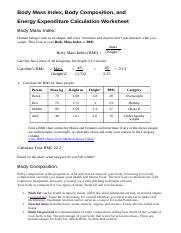 Appendix B Standard Methods for Determining Body Fat Using Body ... - Worksheets Library